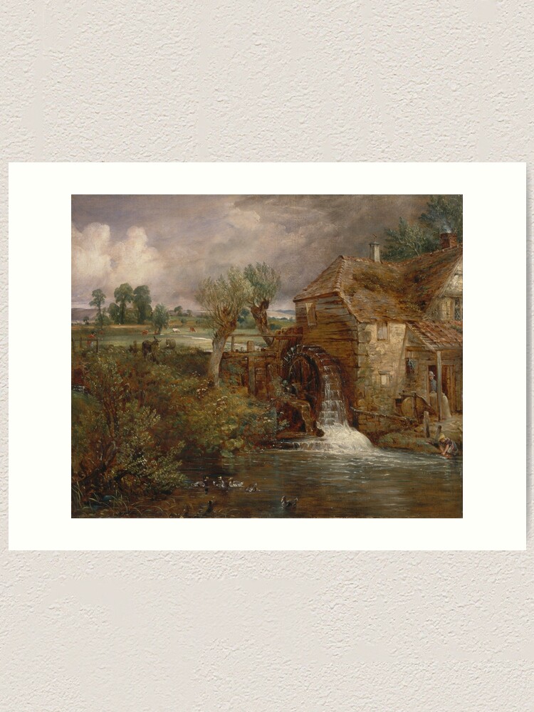 "Parham Mill (Constable)" Art Print for Sale by ArtHistorical | Redbubble