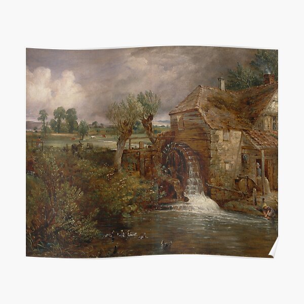 "Parham Mill (Constable)" Poster for Sale by ArtHistorical | Redbubble