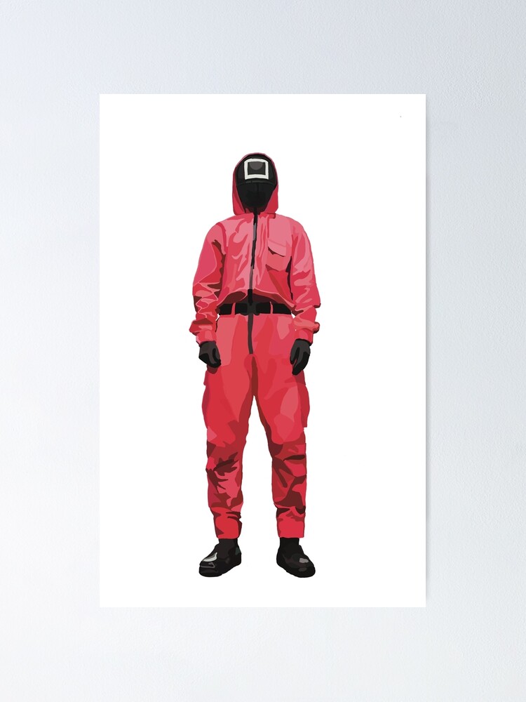"Squid Game Guard" Poster by mikaelali | Redbubble
