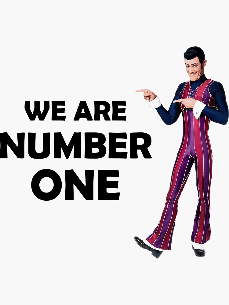 "We Are Number One" Sticker for Sale by monitorlad | Redbubble