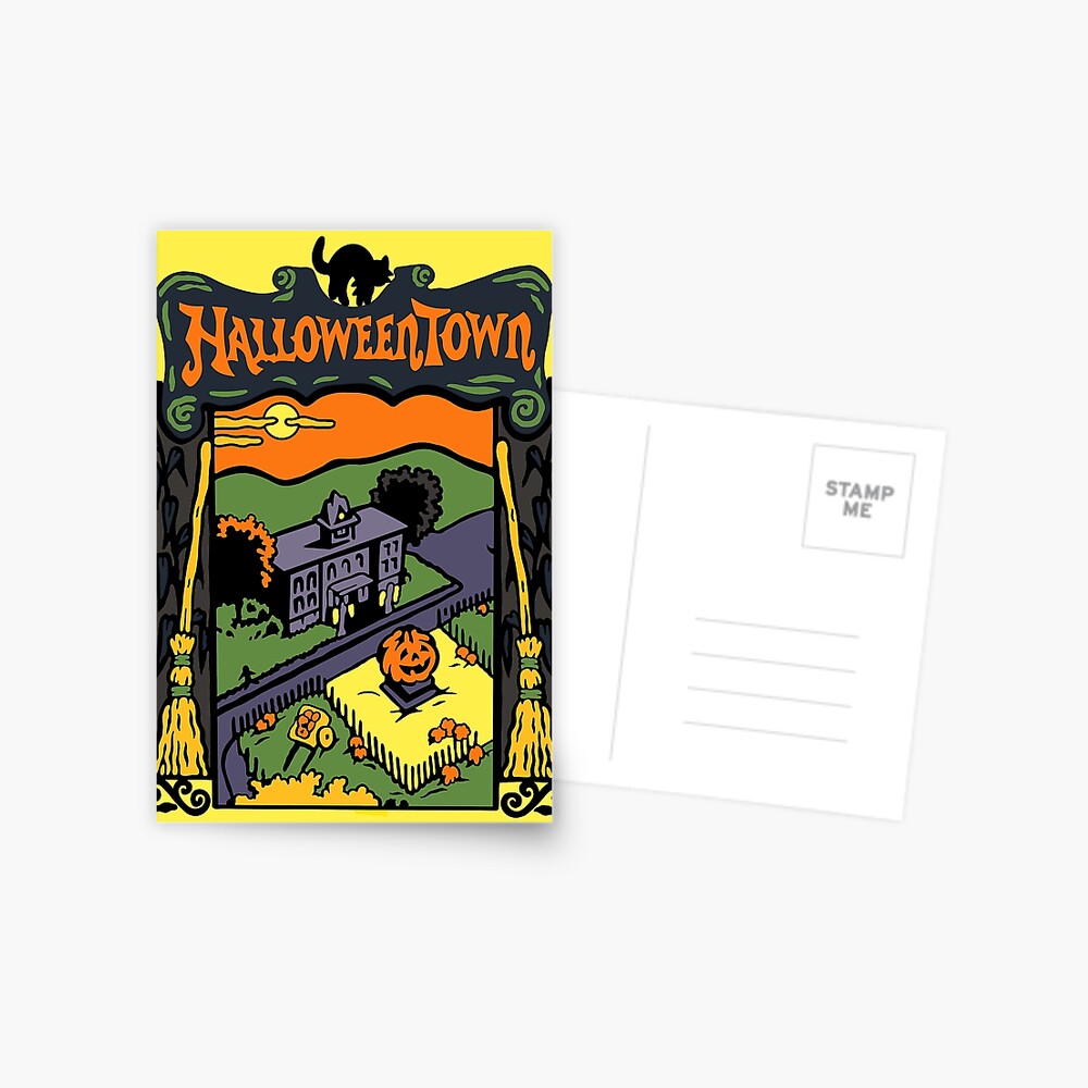 "Halloween Town Book" Poster for Sale by airbearornelas | Redbubble
