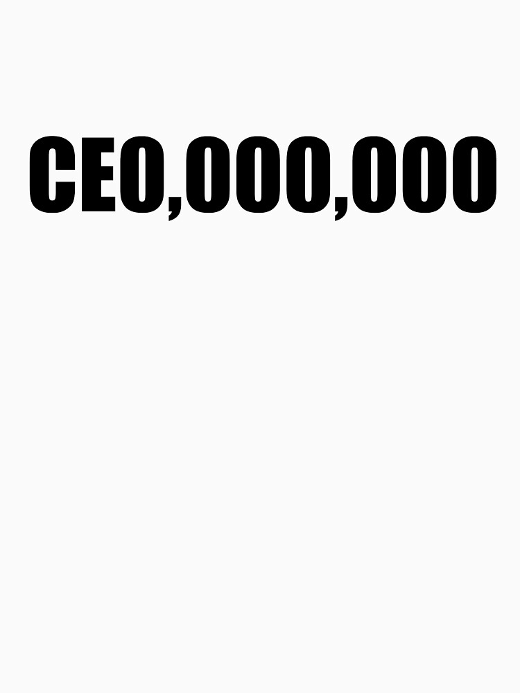"CEO.OOO.OOO T-shirt. Limited edition design!" T-shirt by abstractee ...