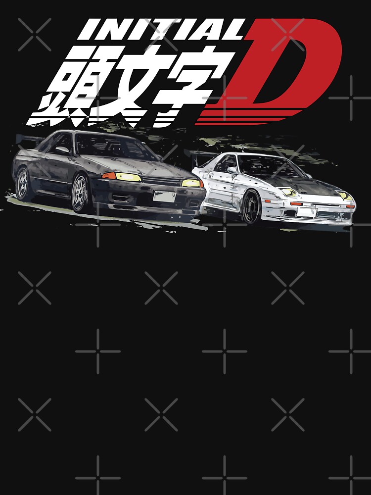 "Initial D - fifth stage Ryosuke Takahashi FC vs Rin Hojo r32 " T-shirt ...
