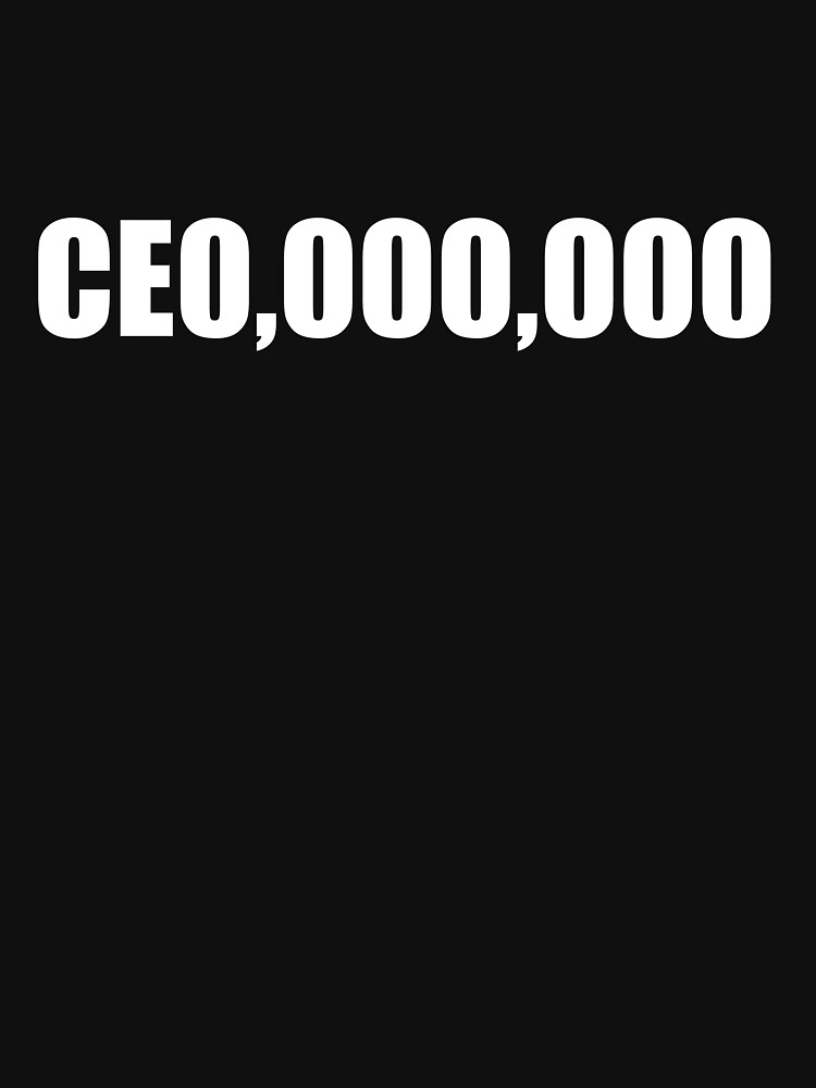 "CEO.OOO.OOO T-shirt. Limited edition design!" T-shirt by abstractee ...