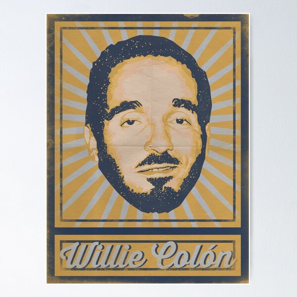 "Willie Colón Poster" Poster for Sale by TropicalHuman | Redbubble