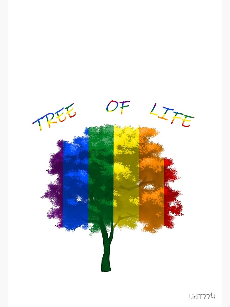 "LGBT TREE OF LIFE" Poster for Sale by LiciT774 | Redbubble