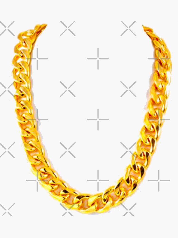 "Gold Chain for men " Sticker by taherismail | Redbubble
