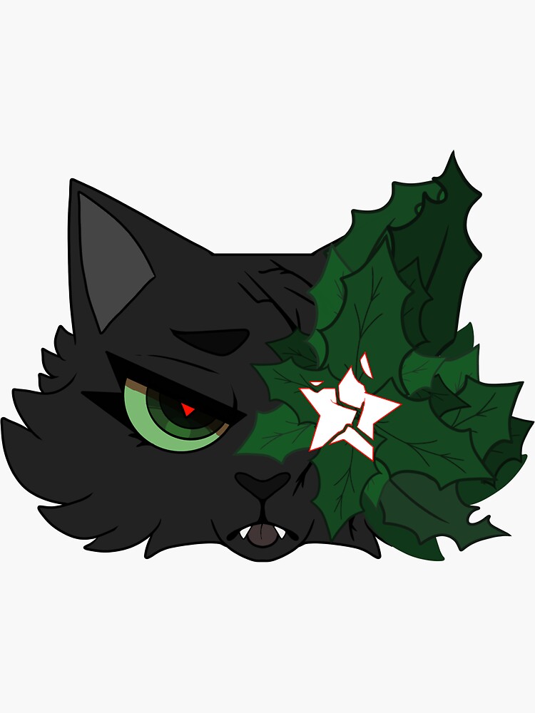 "Hollyleaf Head" Sticker by apple-glass | Redbubble