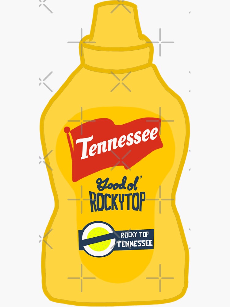 "Tennessee mustard" Sticker for Sale by tessaelisem | Redbubble