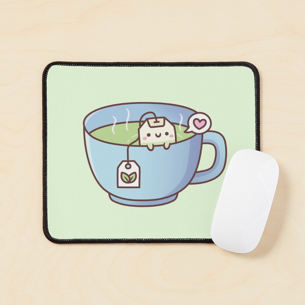 "Cute Tea Bag In A Teacup Doodle" Sticker for Sale by rustydoodle ...