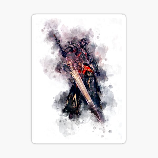 "Dark Knight - Final Fantasy" Sticker for Sale by Stylizing4You | Redbubble