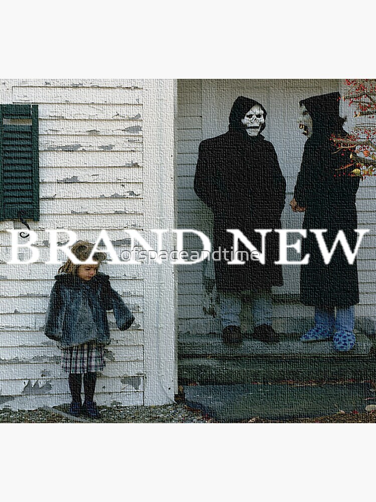 "Brand New textured album art logo" Sticker by ofspaceandtime | Redbubble