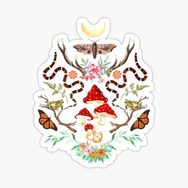 "Cottagecore Forestcore Moth Luna Moth Moon Moth Butterfly Snake Nature ...