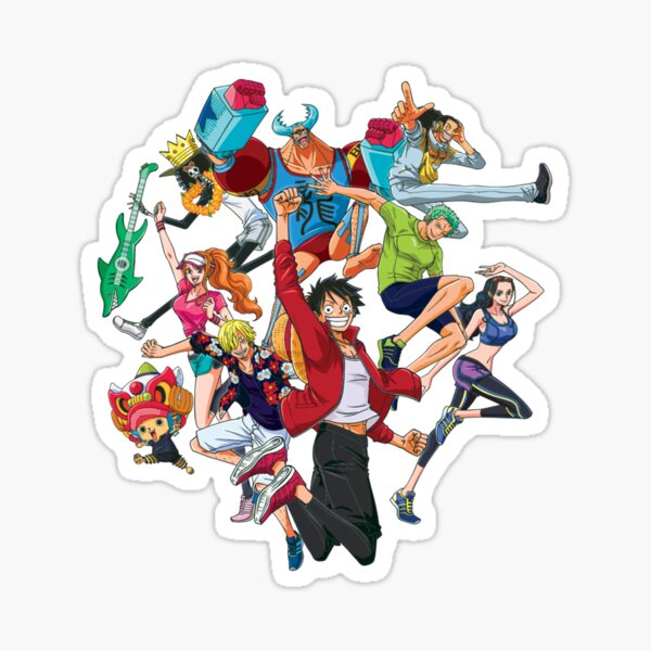 "Crew Mugiwara One Piece" Sticker for Sale by AndyArtic | Redbubble