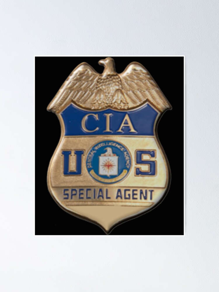 "CIA Special Agent " Poster for Sale by MILITARYPATCH | Redbubble