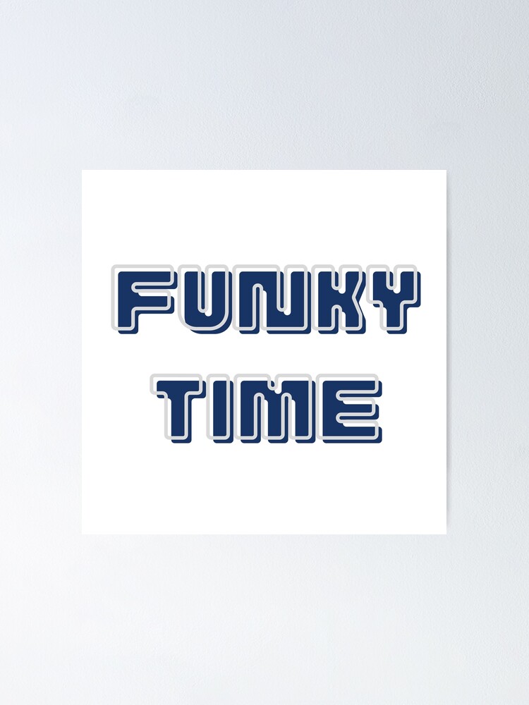 "Funky time retro music graphic design" Poster for Sale by Ashyungchen ...