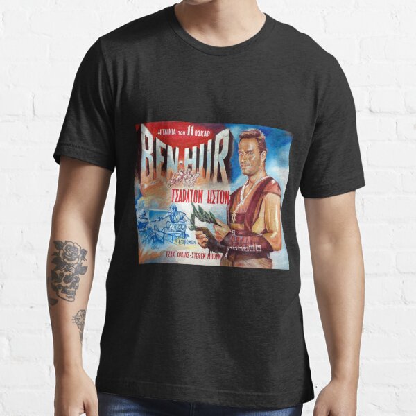 "Ben-Hur Charlton Heston painting movieposter" T-shirt for Sale by ...