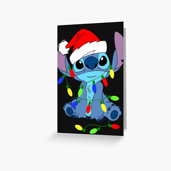 "Stitch Christmas" Greeting Card for Sale by lspraybrick | Redbubble