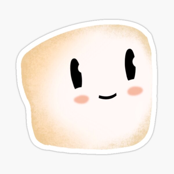 "Cute marshmallow" Sticker for Sale by Antic-Designs | Redbubble