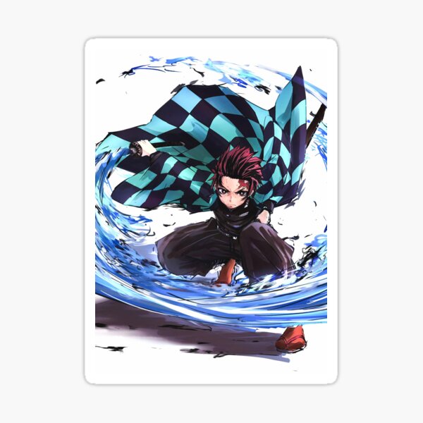 "Tanjiro Kamado Demon Slayer" Sticker by delfinart | Redbubble