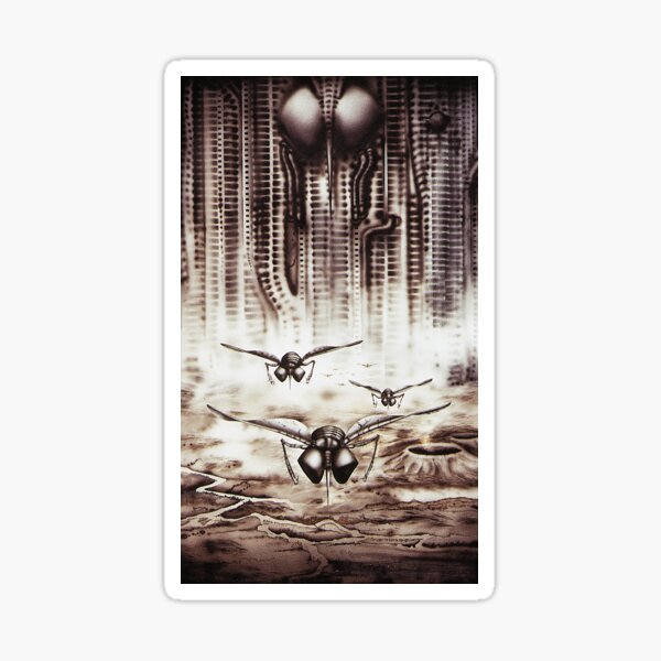 "Killer flies attack" Sticker for Sale by the-dark-side-x | Redbubble