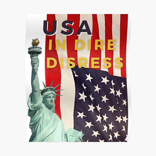 "american flag upside down - USA in dire distress, Statue of Liberty ...