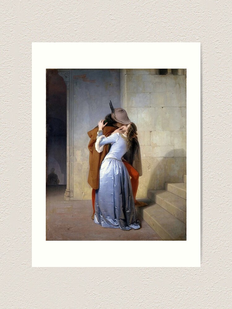 "The Kiss by Francesco Hayez The Kiss by Francesco Hayez" Art Print for ...