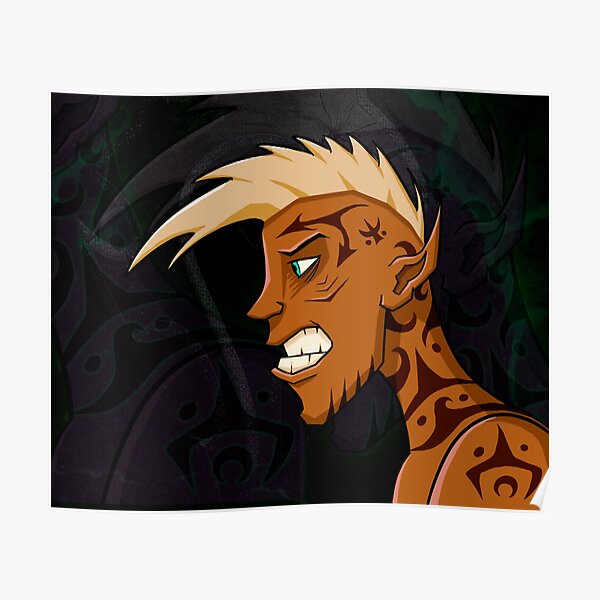 "Dark Elf ZACK 2.0" Poster for Sale by Sky-99 | Redbubble