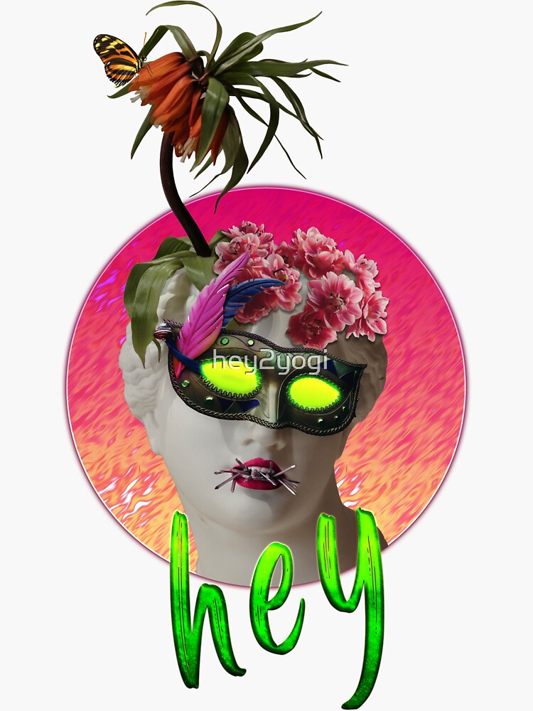 "hey, why so serious" Sticker for Sale by hey2yogi | Redbubble