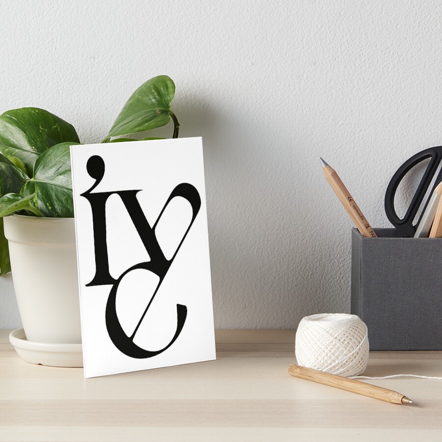 "IVE Logo" Art Board Print by danielletrisha | Redbubble