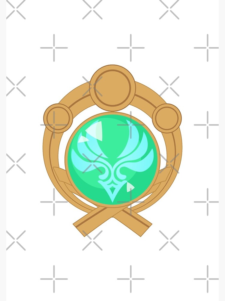 "Genshin Impact Inazuma Vision - Anemo" Spiral Notebook for Sale by ...