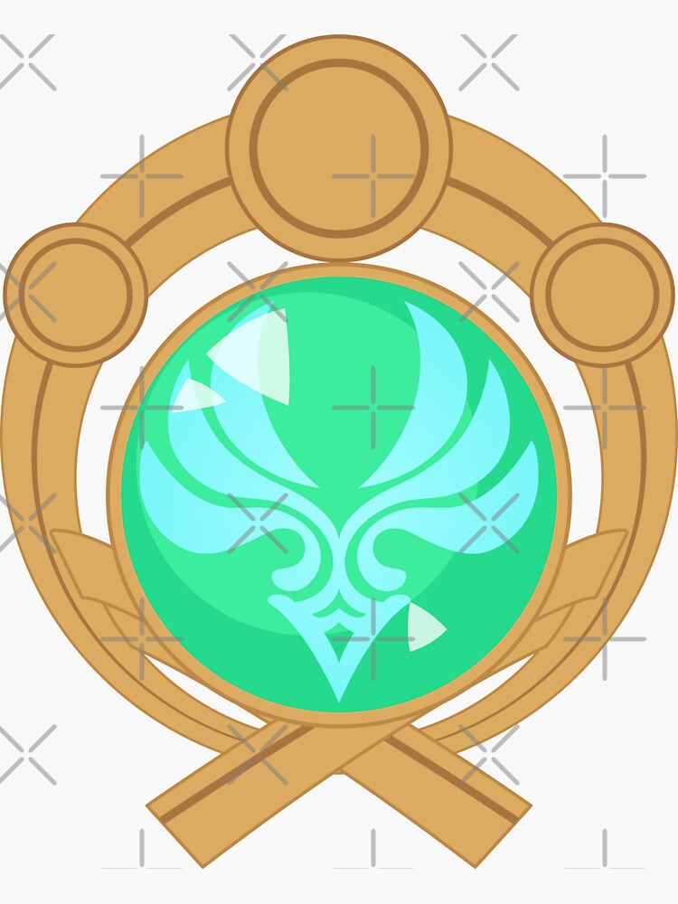 "Genshin Impact Inazuma Vision - Anemo" Sticker von GachaSlave | Redbubble
