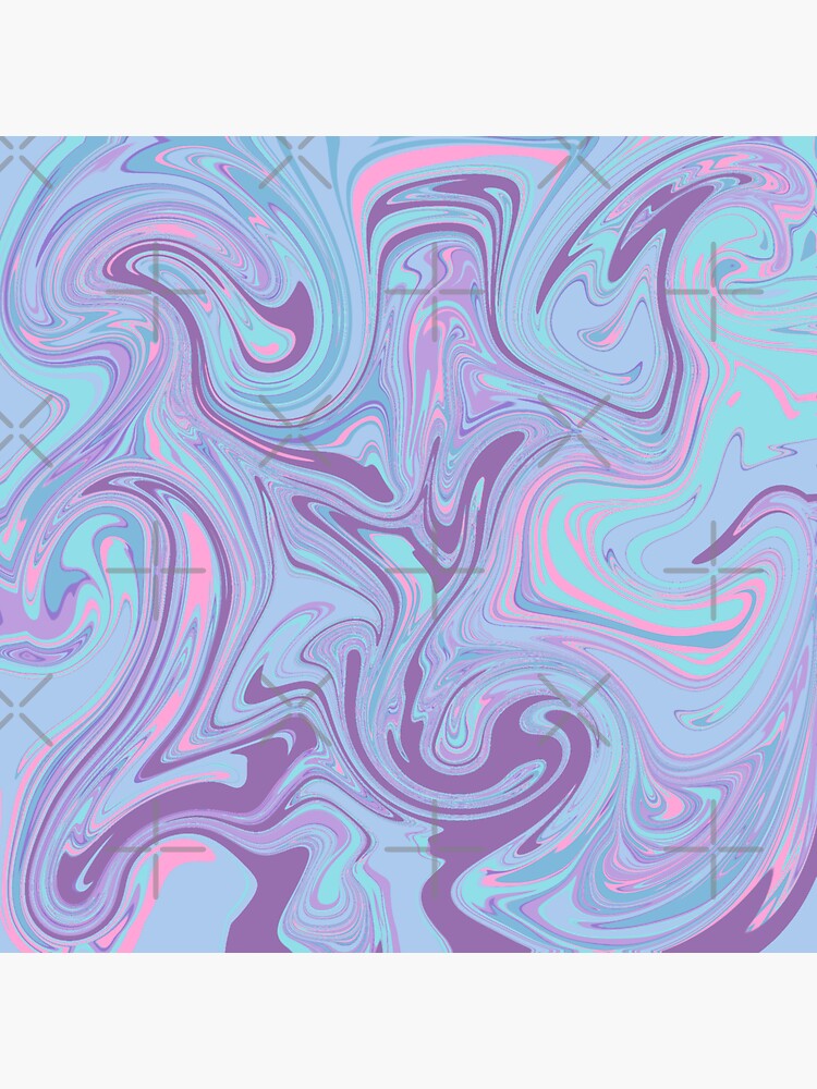 "Kawaii abstract art" Sticker by Mesckh | Redbubble