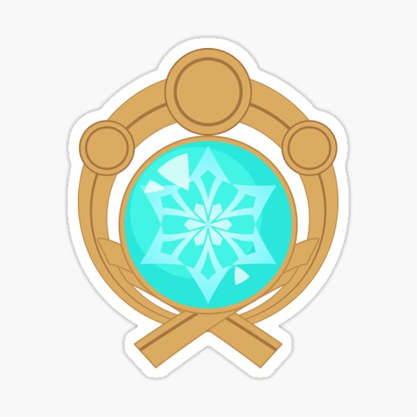 "Genshin Impact Inazuma Vision - Cryo" Sticker for Sale by GachaSlave ...