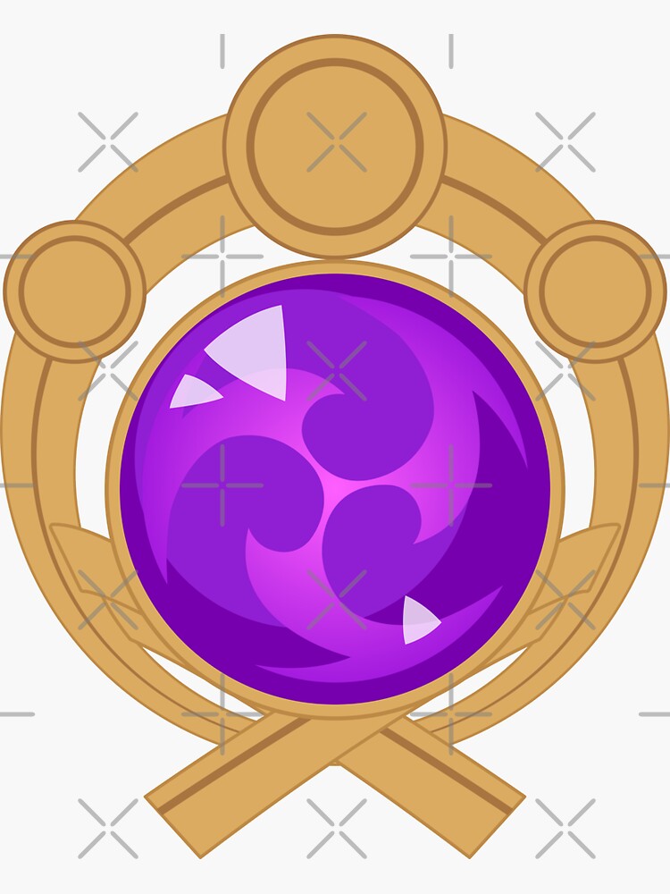 "Genshin Impact Inazuma Vision - Electro" Sticker by GachaSlave | Redbubble