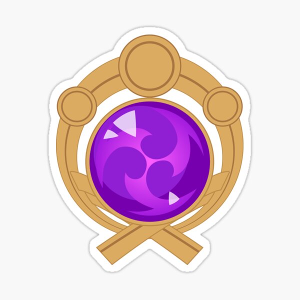 "Genshin Impact Inazuma Vision - Electro" Sticker for Sale by ...