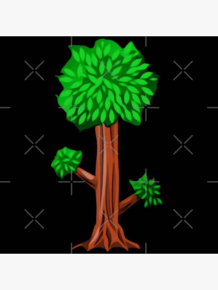 "Terraria Tree " Poster for Sale by Themagicianfox | Redbubble
