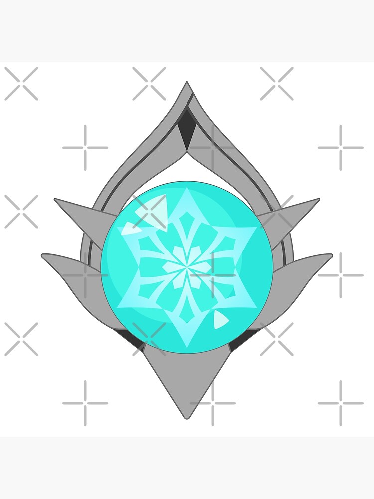 "Genshin Impact Snezhnaya Vision - Cryo" Poster for Sale by GachaSlave ...