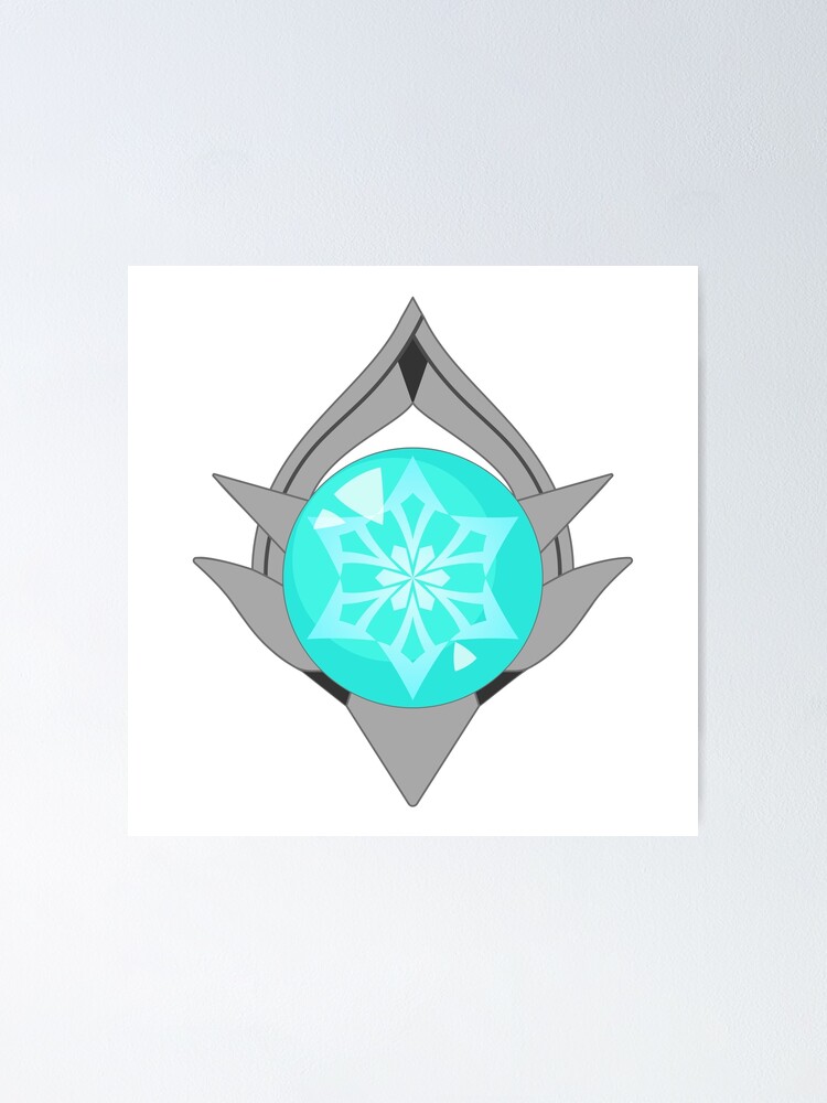 "Genshin Impact Snezhnaya Vision - Cryo" Poster for Sale by GachaSlave ...