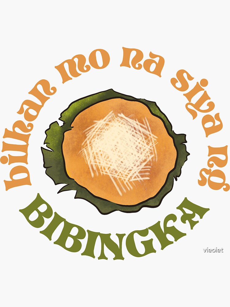 "bibingka" Sticker for Sale by vieoiet | Redbubble