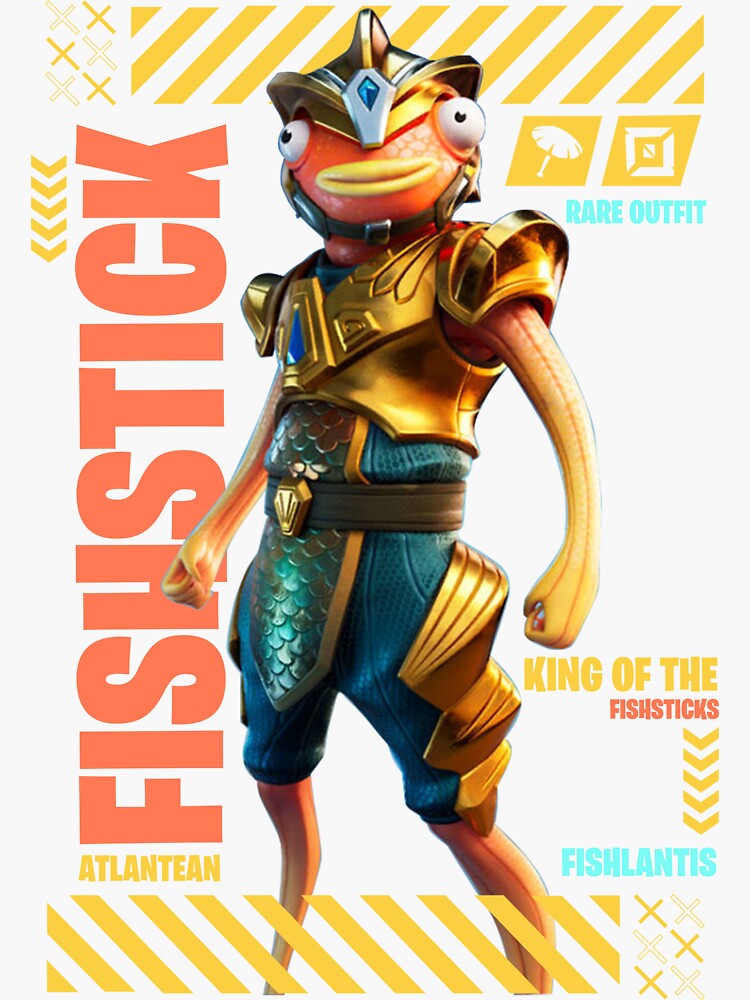 "Atlantean Fishstick" Sticker by brookstore | Redbubble