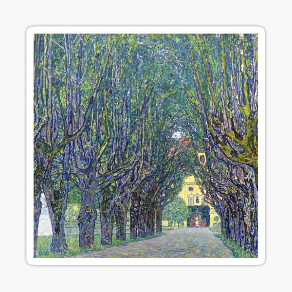 "Allee at Schloss Kammer" Sticker for Sale by rimmatv | Redbubble