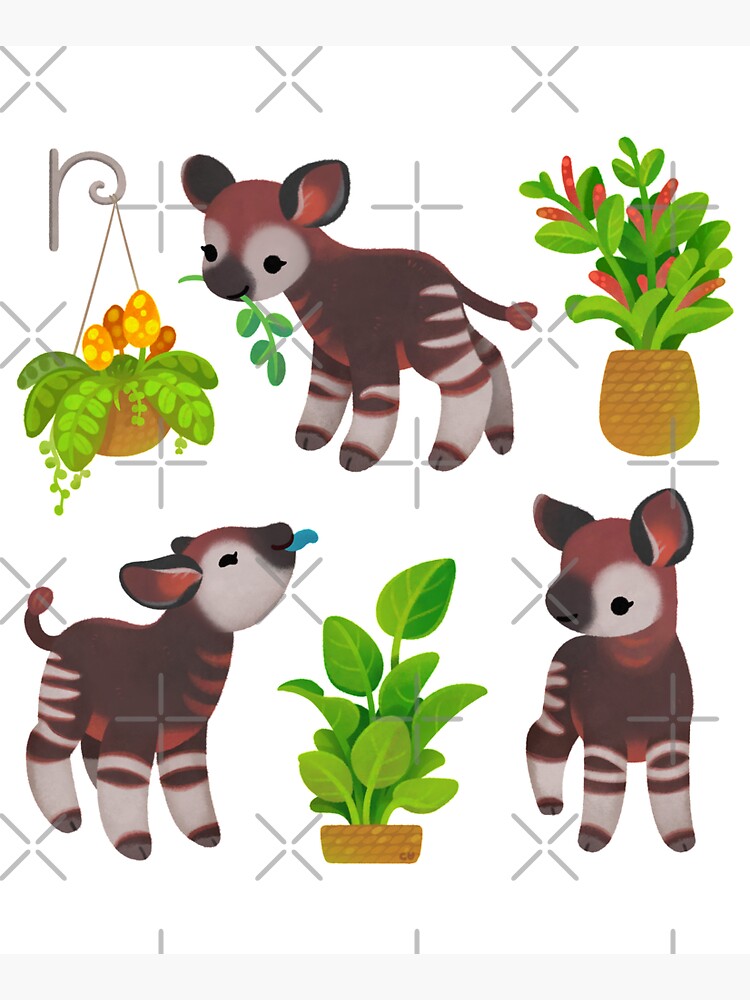 "Okapi" Tote Bag for Sale by pikaole | Redbubble