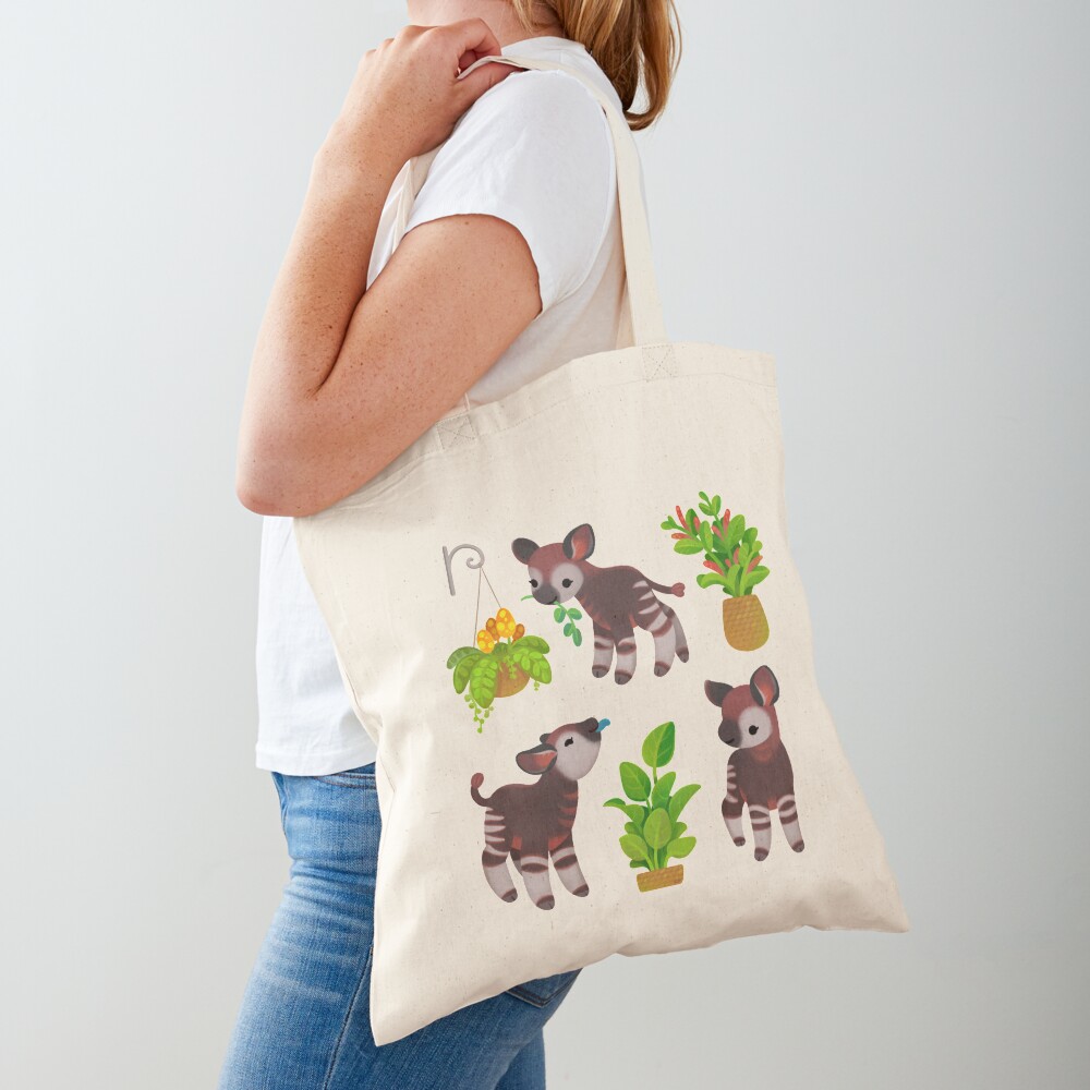 "Okapi" Tote Bag for Sale by pikaole | Redbubble