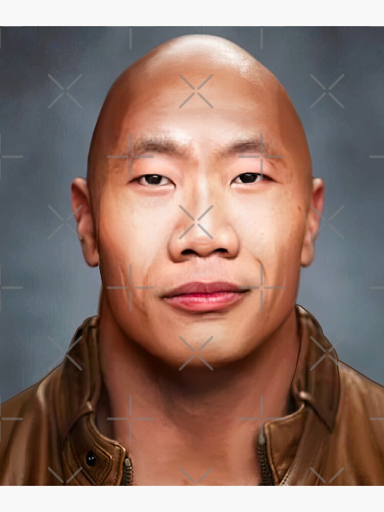 Pegatina «The Wock / Dwayne The Wok Johnson en China Social Credit ...