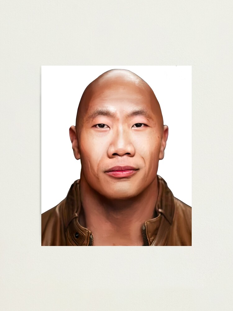 Lámina fotográfica «Dwayne The Wok Johnson -The Wock in Chinese Social ...