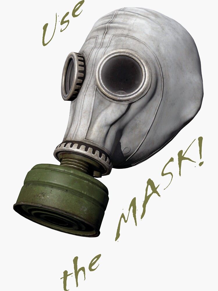 "Use the mask" Sticker for Sale by MaximNosov | Redbubble