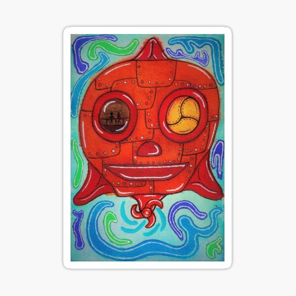 "THE VESSEL" Sticker for Sale by longlivcurio | Redbubble