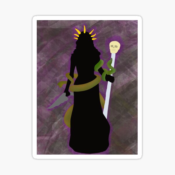 "Hecate " Sticker by kenpachipip | Redbubble