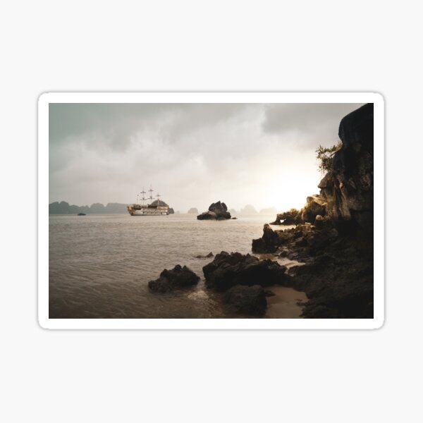 "Halong Bay shore" Sticker by mouchette111 | Redbubble